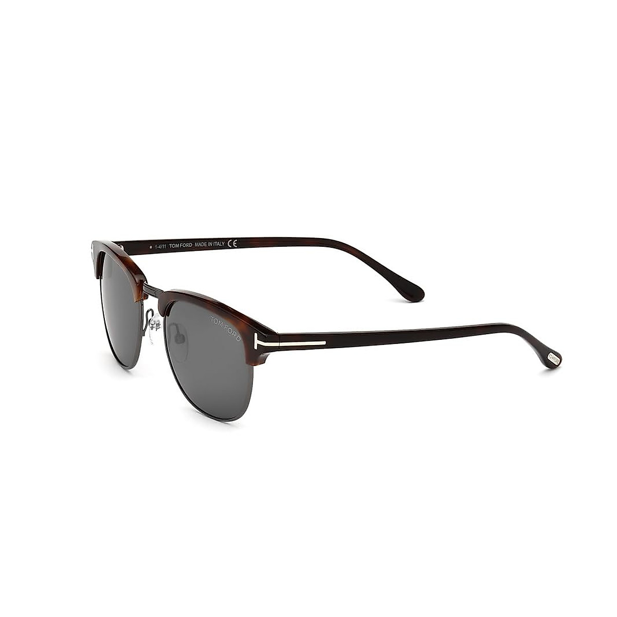 Sunglasses Tom Ford FT 0248 Henry 52A Gunmetal, Dark Havana/Smoke Lenses