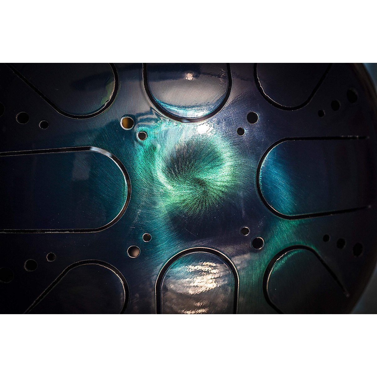 Tank Drum Kosmosky 9" (22 cm) KSY-131 "Mirror spiral" E minor/Hand Pan/Steel Drum/Tongue drum/Singing bowl