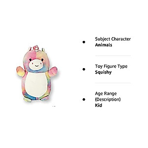 Squishmallow SQUISHMALLOWS Hug Mees by KellyToy 10 inch (25cm) - Bevalee The Unicorn