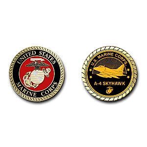 US Marine Corps A-4 Skyhawk Challenge Coin Officially Licensed