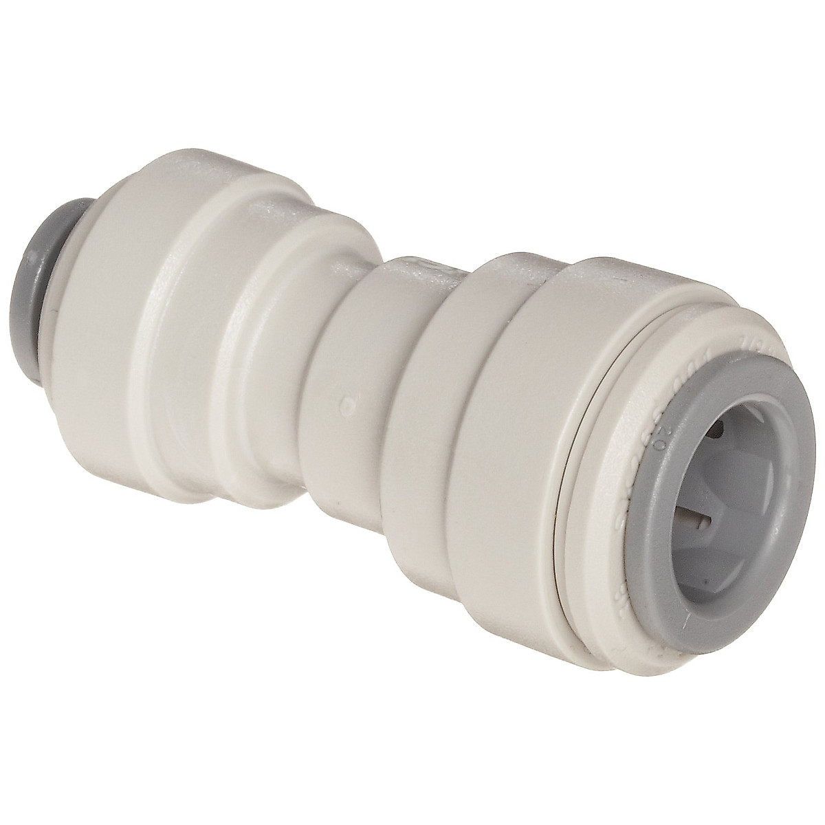 John Guest Acetal Copolymer Tube Fitting, Reducing Straight Union, 5/16" x 1/4" Tube OD (Pack of 10)