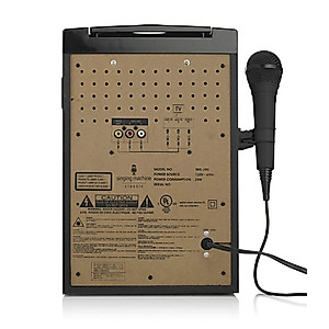 Singing Machine SML385BTBK Karaoke System with LED Disco Lights, CD+G, and Microphone, Black