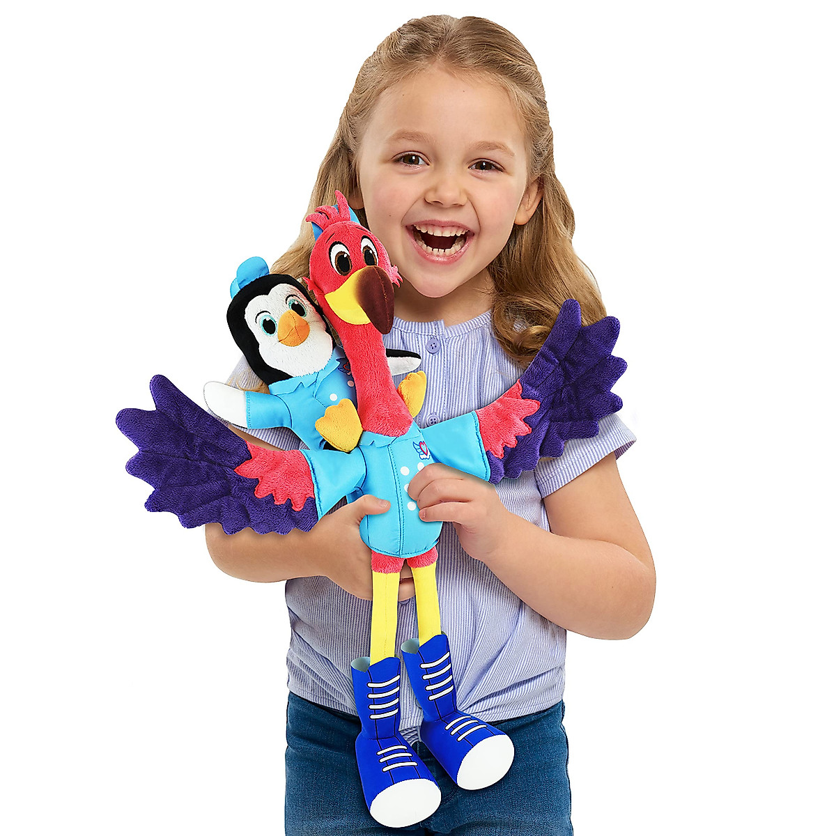 Disney Junior T.O.T.S. Pip & Freddy 20-inch Large Plush Stuffed Animal, Kids Toys for Ages 3 Up, Amazon Exclusive by Just Play