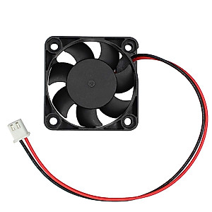 ANVISION DC 24V 40mm x 10mm Brushless Cooling Fan, Dual Ball Bearing, 2 Pin
