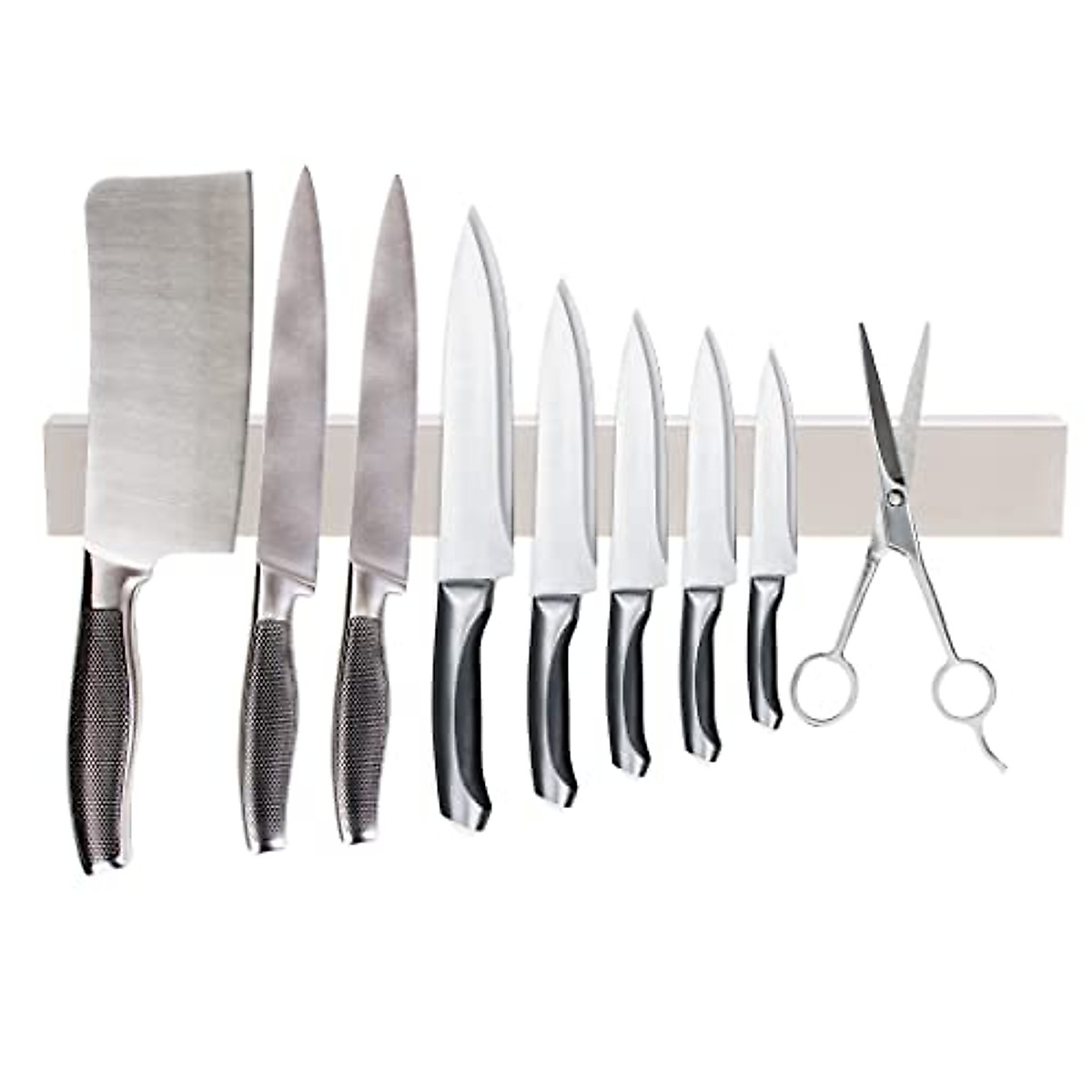 Magnetic Knife Holder For Wall 16 Inch, Knife Magnetic Strip, Stainless Steel Magnetic Knife Holder Rack Use as Kitchen Knife Holder, Kitchen Utensil Holder