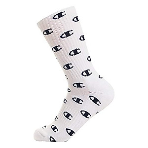 Champion unisex child Kids' Multipacks Socks, Crew C - Blue, 9 11 US