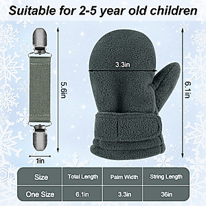 ONESING 2 Pair Toddler Mittens Toddler Gloves Warm Baby Mittens Newborn Mittens Infant Mittens Snow Toddler Winter Gloves for Baby Boys Girls