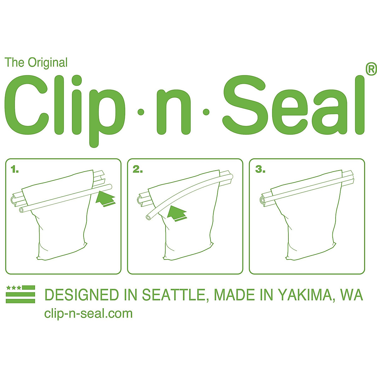 Clip-n-Seal Bag Clips - Skinny Mini 10 Pack