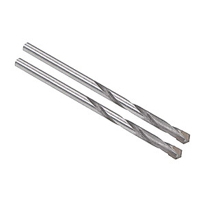uxcell Cemented Carbide Twist Drill Bits 3.2mm Metal Drill Cutter for Stainless Steel Copper Aluminum Zinc Alloy Iron 2 Pcs