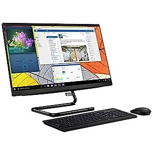 Lenovo IdeaCentre A340 21.5" FHD Touchscreen All-in-One Computer, Intel Core i3-8100T Processor, 4GB DDR4 RAM, 128GB PCIe SSD, 802.11ac + Bluetooth, USB 3.1, HDMI Out, Windows 10 Home