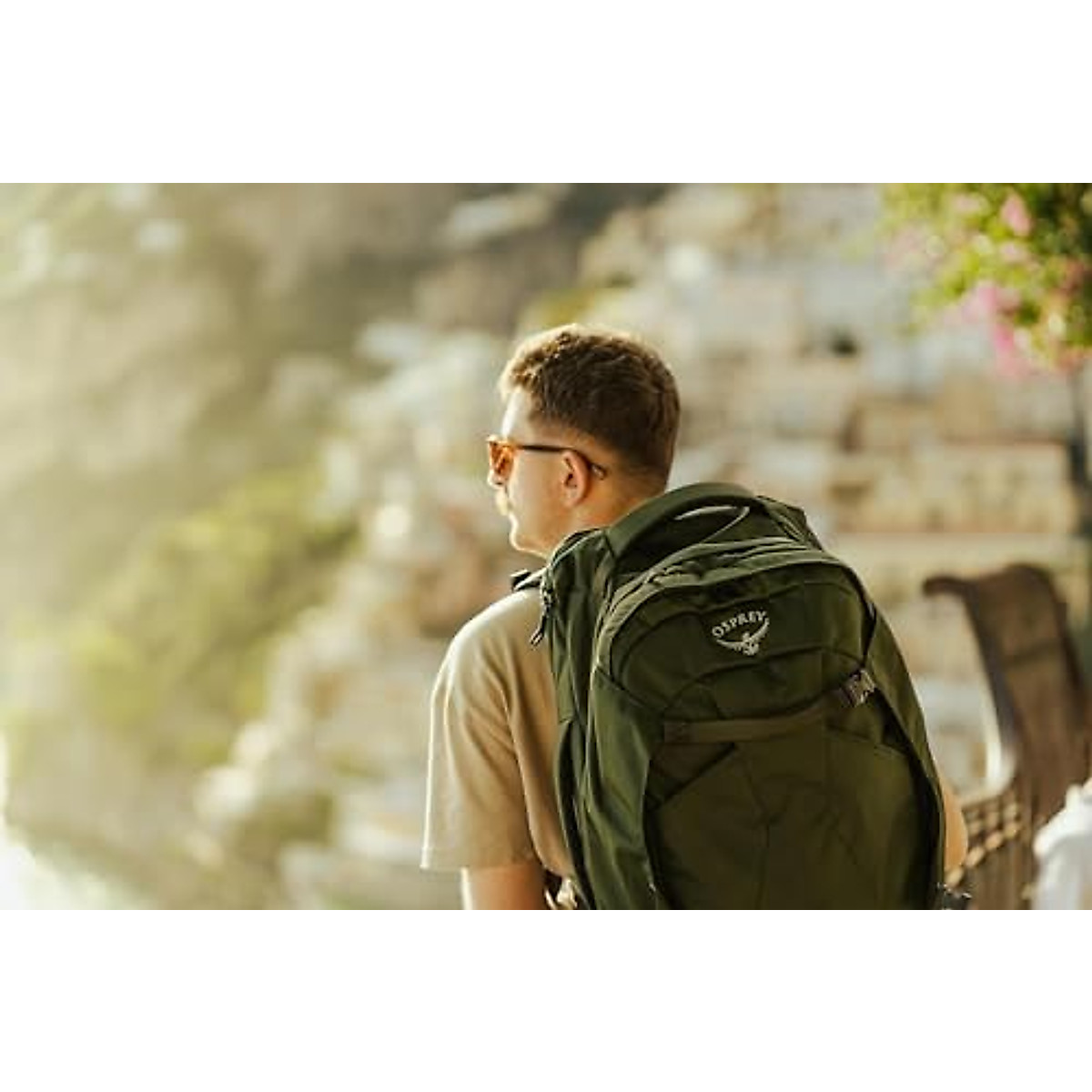 Osprey Farpoint 40L Men's Travel Backpack, Gopher Green