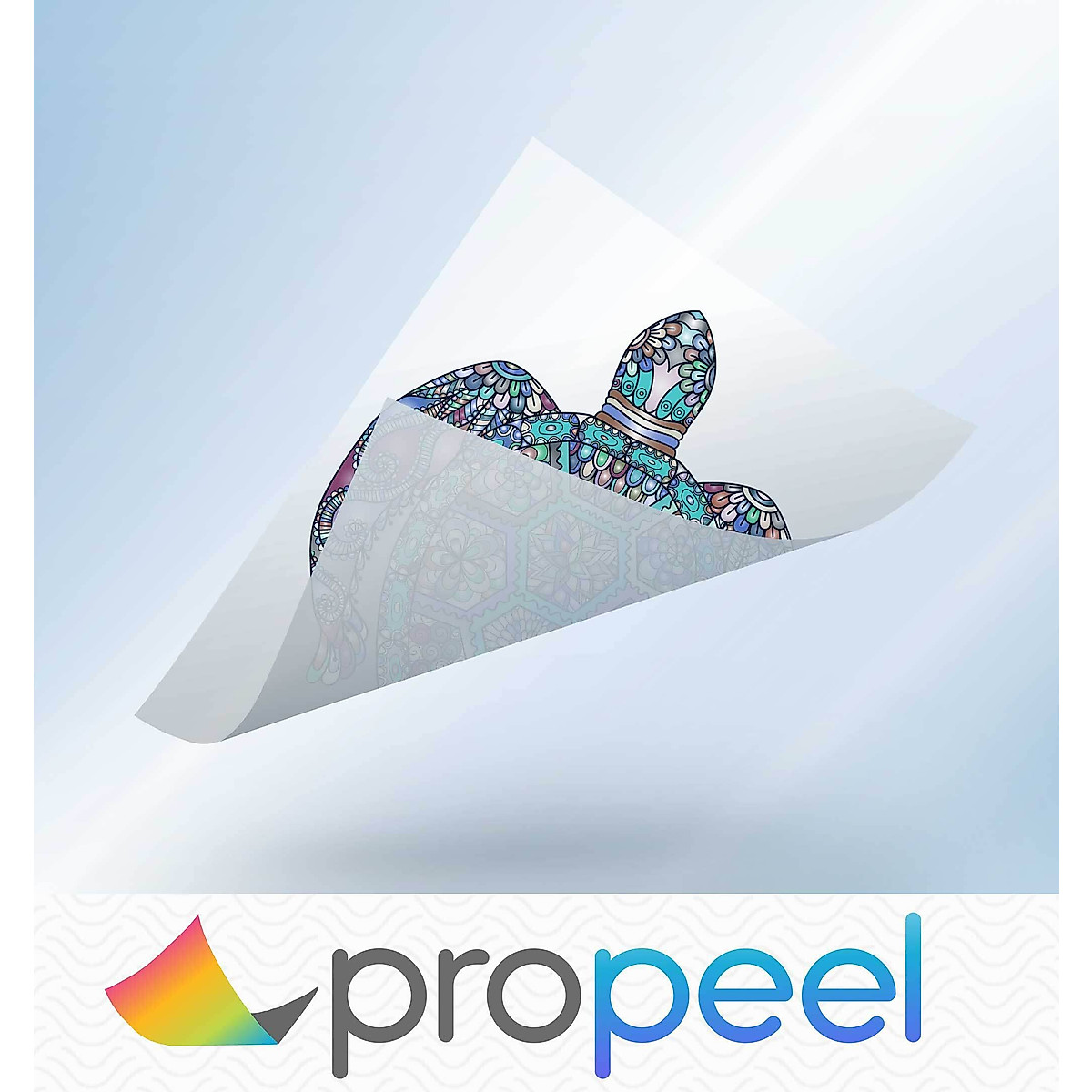 Propeel Window Cling Sheets and Banners for White Toner Laser Transfer Printers Clear 25pk 8.5 x 11