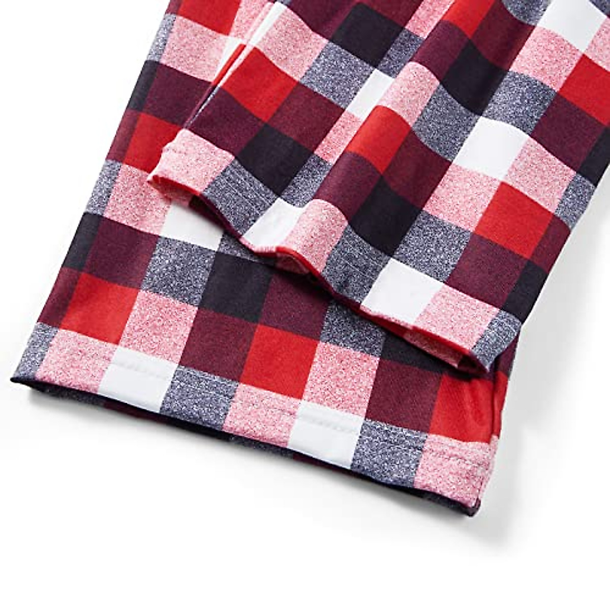 LEZDUEER Matching Family Pajamas Sets Christmas PJ's Jammies Matching Holiday Organic Cotton Pajamas Sleepwear for Family (Christmas Pajamas, Women-L, XmasPjs#046)