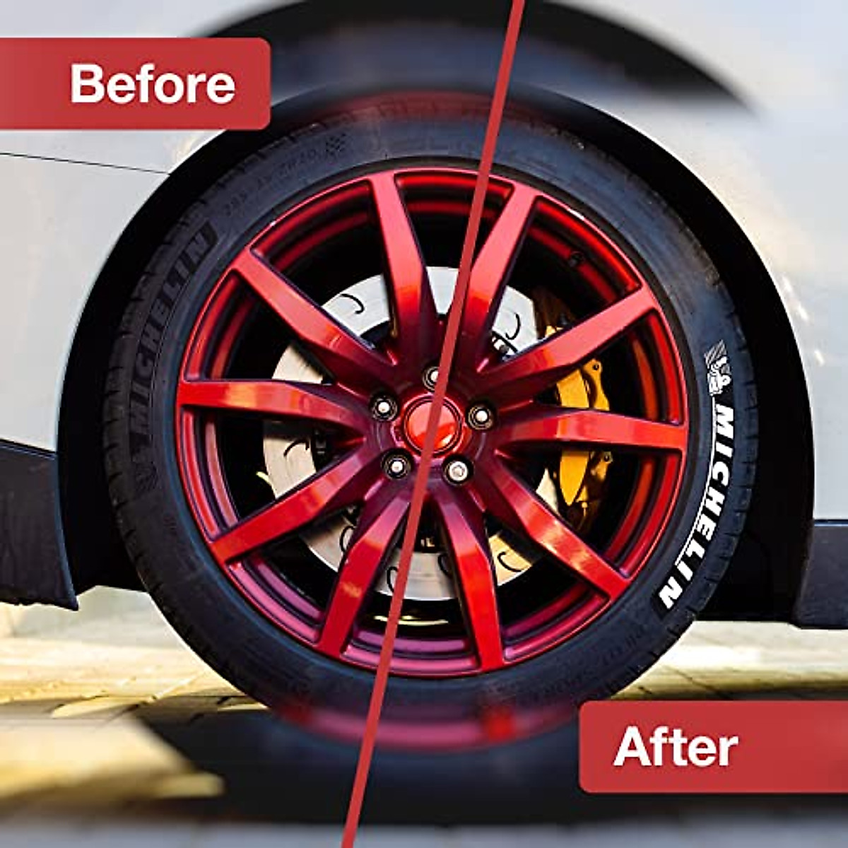 Tire Ink | Paint Pen for Car Tires | Permanent and Waterproof | Carwash Safe (White, 1 Pen)