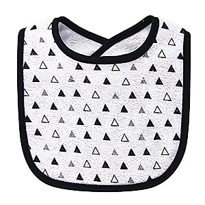 Hudson Baby Unisex Baby Cotton and Polyester Bibs, Moon And Back, One Size