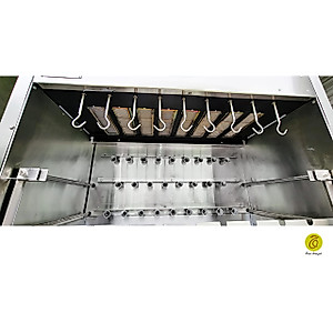 Brazilian Gas Grill for BBQ - 26 Skewers - Professional Grade - BBQ Catering Master