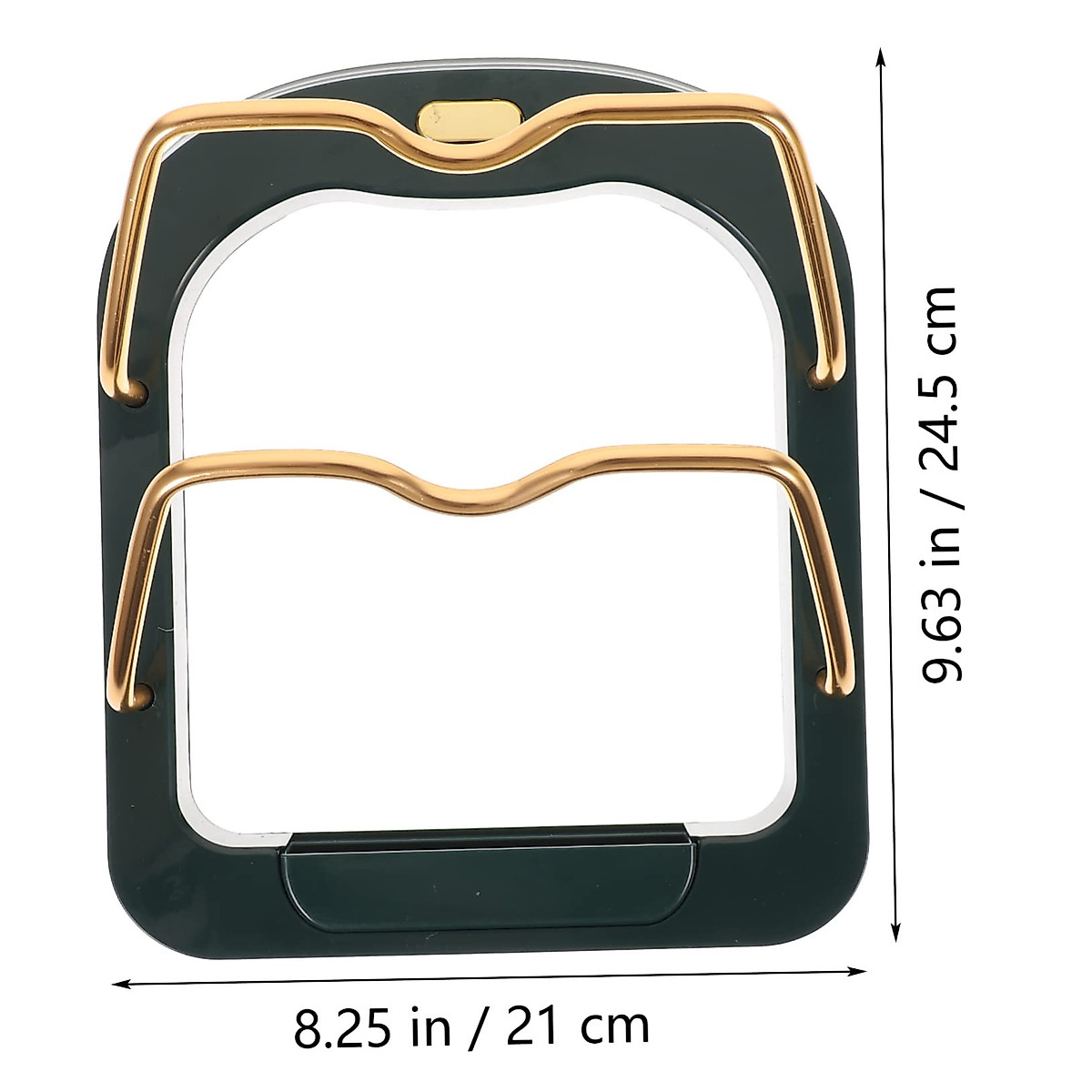 CALLARON Pot Lid Holder Wall Mount Pot Lid Organizer Rack Cabinet Door Mounted Pan Cover Hangers Rest for Storage Cutting Boards Bakeware Pots Pans Serving Trays