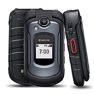 Kyocera AT&T Flip Phone GSM 4G LTE Dura XE E4710 Rugged Att Waterproof, Dustproof, Tough, Strong , Shock-Resistant (Renewed)