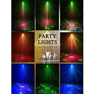 Party Lights Dj Disco Lights, Sound Activated Lights with Remote Control for Dance Party Karaoke Living Room Pub