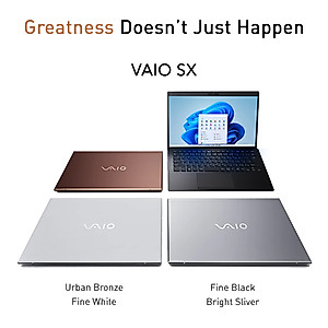 VAIO SX12 - Intel Core i5-1240P | 16GB Memory (RAM) | 512GB PCIe SSD | Windows 11 Pro | 12.5" FHD (1920 x 1080) Non-Touchscreen | Rose Gold | Made in Japan | VJS125X0911P