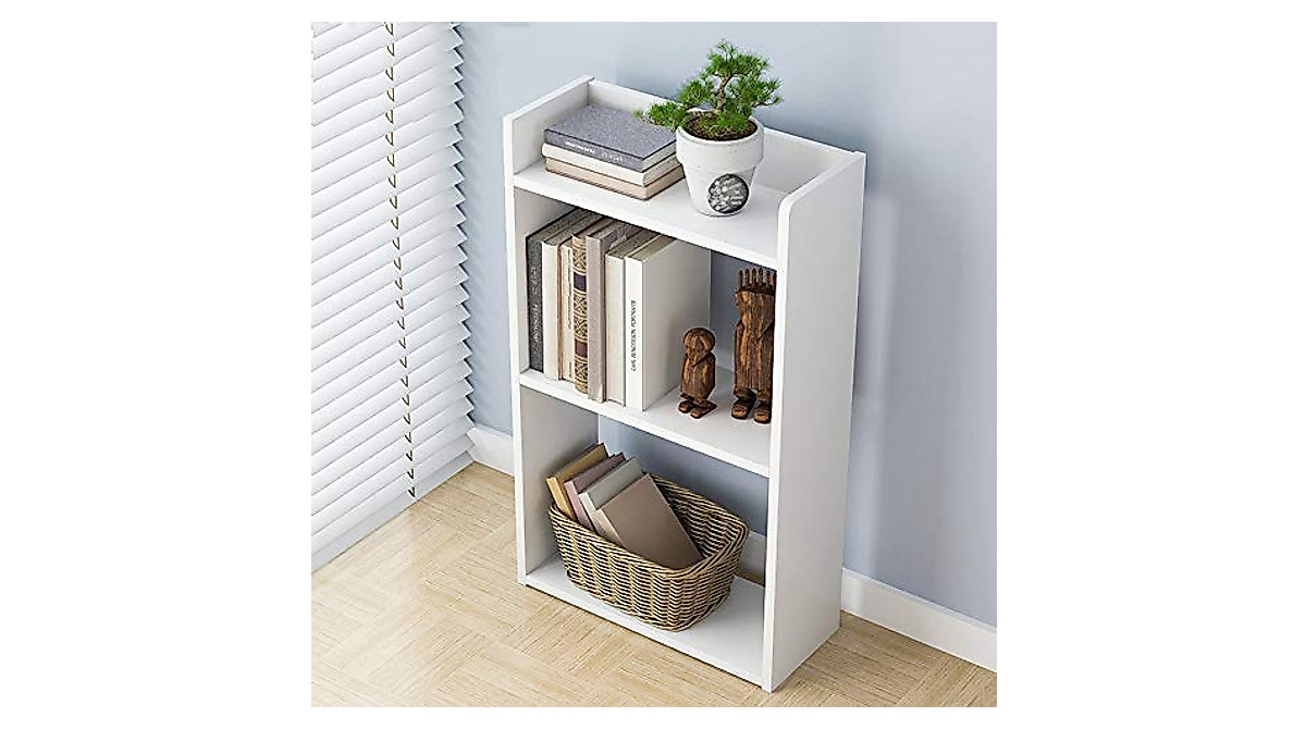 Compact 3-Tier Open Shelf Bookcase for Any Room