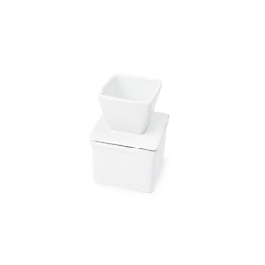 Fox Run Butter Keeper Porcelain, 3.75 x 3.75 x 5.5, White