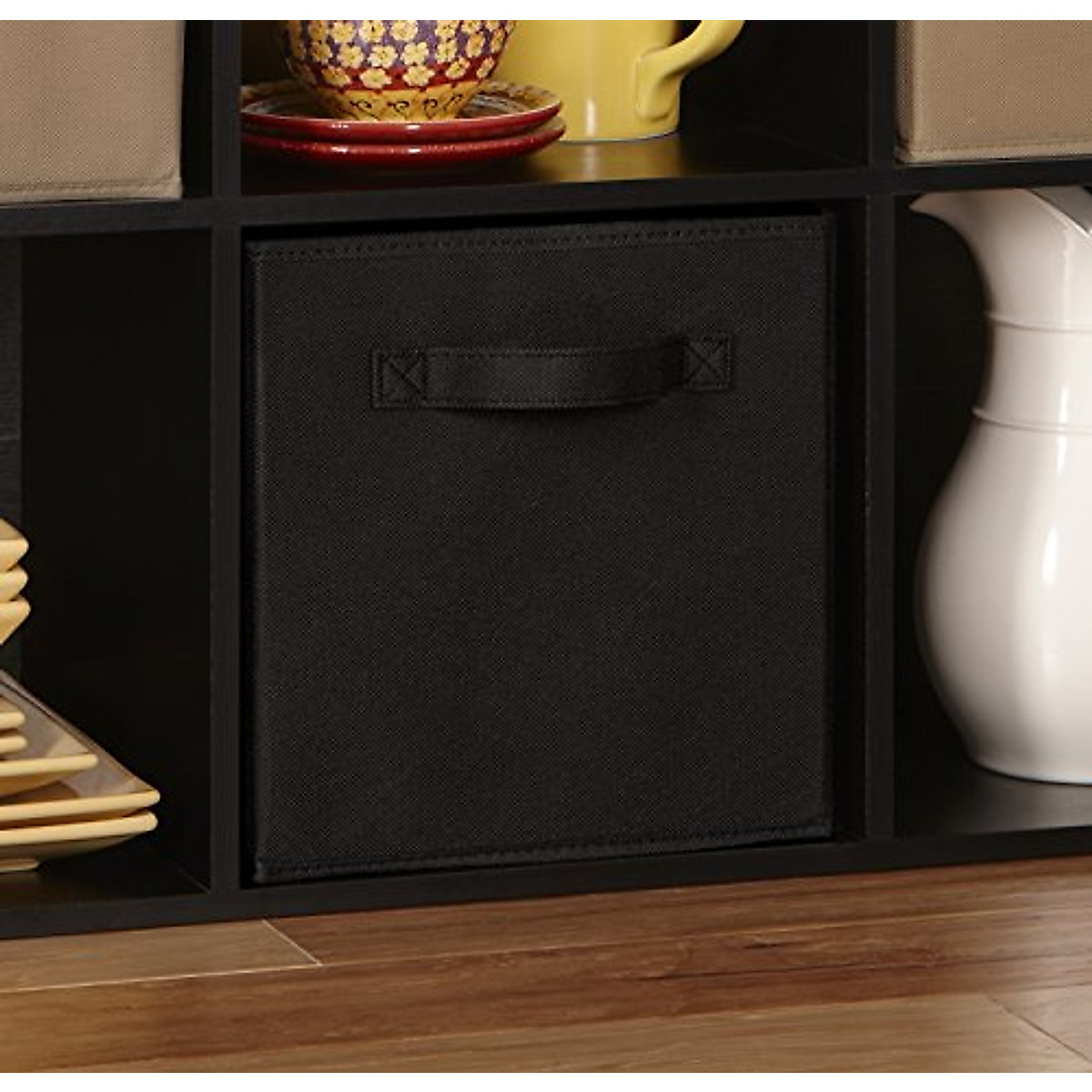 ClosetMaid 3784 Cubeicals Fabric Drawer, Black, 2-Pack