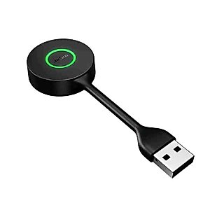 Jabra Link 400 USB-A DECT Adapter - Portable and Durable Dongle with Up to 150m of Secure Wireless Range for Selected Jabra Engage Wireless Headsets - MS Teams Variant - Black
