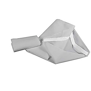 Daycare Sheets with Corner Elastic Loops Standard Size, Perfect for Preschool and Daycare sheets fot Toddlers,Preschoolers Cot Bed Fitted Sheet Standard Cot Sheet -Light Grey(23" x 51") Pack of (2)