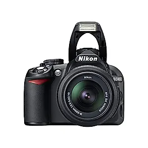 Nikon D3100 14.2MP DSLR Camera with AF-S DX 18-55mm f/3.5-5.6 VR Zoom Lens - (Black) (Discontinued) (Renewed)