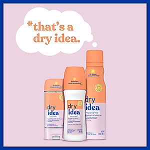 Dry Idea Advanced Dry Anti-Perspirant Deodorant Roll-On Unscented 4 Total Pack