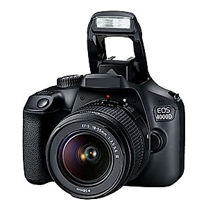 Camera EOS 4000D DSLR Camera with EF-S 18-55mm F/3.5-5.6 DC III Digital Camera