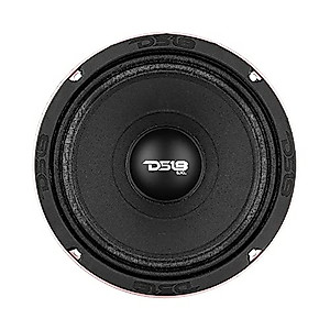 DS18 PRO-EXL84 Loudspeaker - 8", Midrange, Red Aluminum Basket, 800W Max, 400W RMS, 4 Ohms, Ferrite Magnet - for The People Who Live and Breathe Car Audio (1 Speaker)