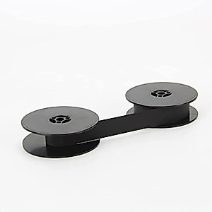 Typewriter World Ribbon,Twin Roller Pack Typewriter Ribbon - Compatible with All Models - Typewriter Ribbon (Black)