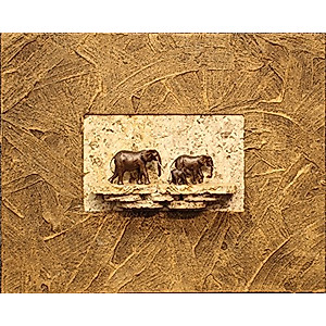 Crossing the Savannah (Elephants)