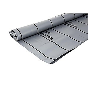 Oatey 41645 PVC Shower Pan Liner Roll 40 Mil Thickness 6' x 10', Gray