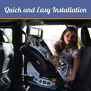 Car Seat Sun Shade Cover - Keep Your Baby's Carseat at a Cooler Temperature - Covers and Blocks Out Heat & Sun - More Comfortable for Baby or Child - Protection from UV Sunlight - Mommy's Helper