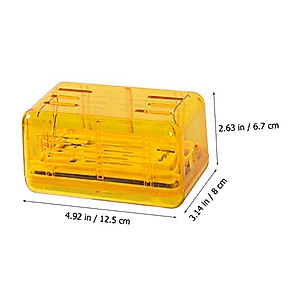 Alipis 2pcs Soap Foaming Box Foaming Soap Case Soap Dispenser with Sawtooth Roller para Guardar Tool Clothes Storage Organiser Soap Container Soft Rubber Clothing Travel Storage Box