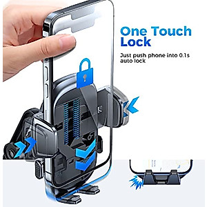 ADIUPUL Cup Phone Holder for Car, Cup Holder Phone Mount 360 Rotatable Adjustable Gooseneck Car Cradle Cell Phone Cup Holder Phone Holder for Car for iPhone14 13 12 Pro Max, Samsung, LG (Black)