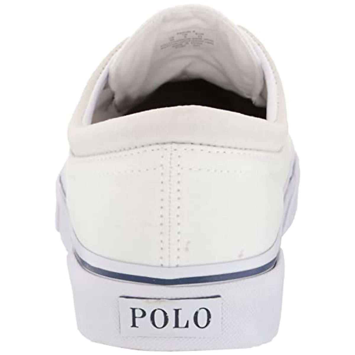 POLO RALPH LAUREN Men's Faxon X Sneaker, White/Newport Navy Pp, 11 M US