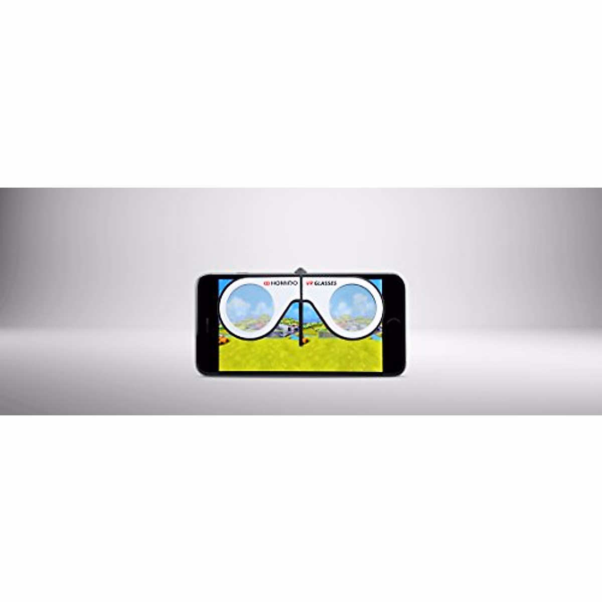 Homido Mini Virtual Reality Glasses for Smartphone Foldable VR Headset Compliant with iPhone & Android Cell Phone Vr Games and 3D Movies