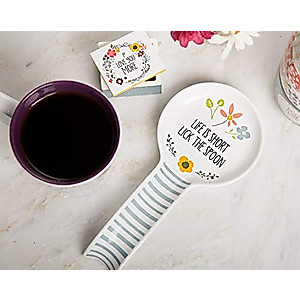 Pavilion Gift Company Spoon Rest, One Size,White