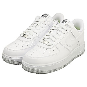 Nike Women's Low-Top Sneakers, White Black Metallic Silver, 7