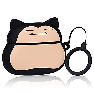 Jowhep for AirPod Pro 2019/Pro 2 Gen 2022 Case for AirPods Pro Cover Air Pods Pro Cases Silicone Cartoon Funny Fashion Kawaii Cute Fun Design Fidget Shell for Girls Boys Friends Girly (kkabi)