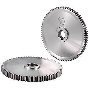 VEVOR 27PCS Metal Lathe Gears, Precise Mini Lathe Replacement Gears including Box Gear Set, Slotless Gears, Metal Motor Gears, Variable Gears, Belt Gear for CJ0618 Mini Lathes & Milling Machines