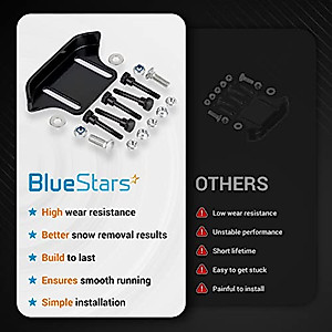 BlueStars Premium 76153-736-010 Snow Thrower Skid Plate for Honda Snow Blower HS50 HS55 HS55K1 HS55K2 HS70 HS80 HS80L1