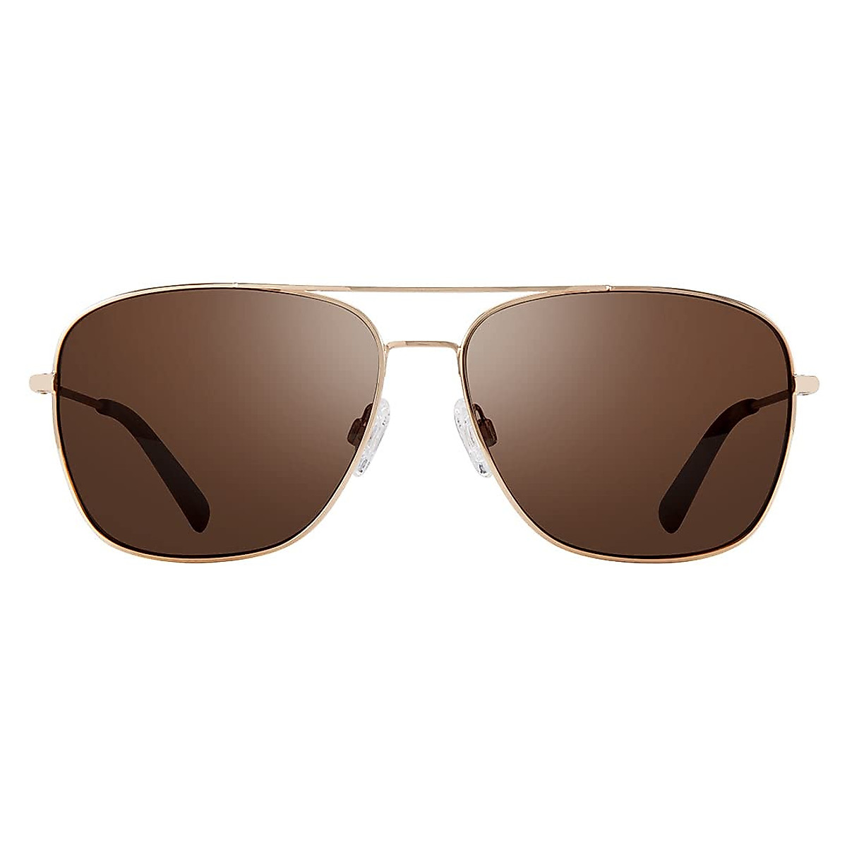 Revo Sunglasses Harbor: Polarized Lens Filters UV, Metal Navigator Frame, Gold Frame with Terra Lens