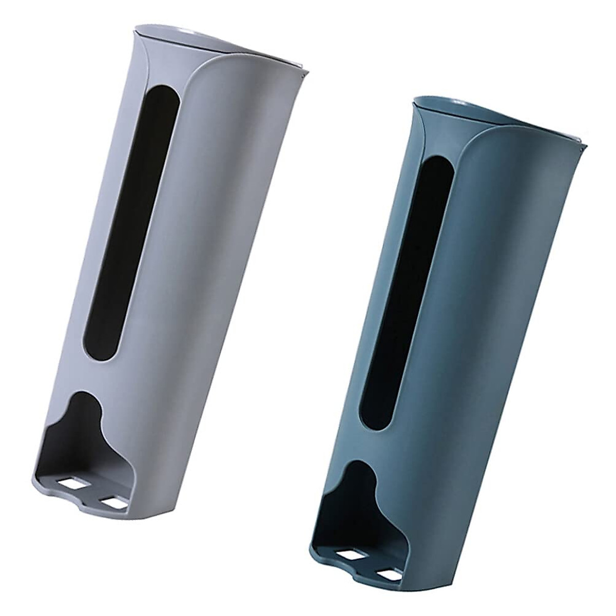 UPKOCH 2 Pcs Plastic Bag Holder Wall Mount Grocery Bag Dispenser Trash Bag Saver Shopping Bags Storage Organizer for Home Kitchen