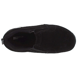 Merrell Unisex-Child Jungle Moc Frosty Waterproof Moccasin, Black, 4 Big Kid