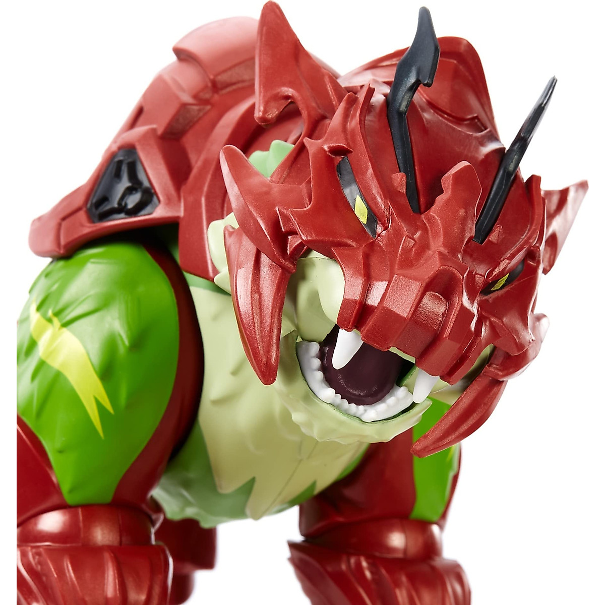 Masters of the Universe Action Figure Battle Cat with Power Attack Move and Saddle, Toy Character Collectible